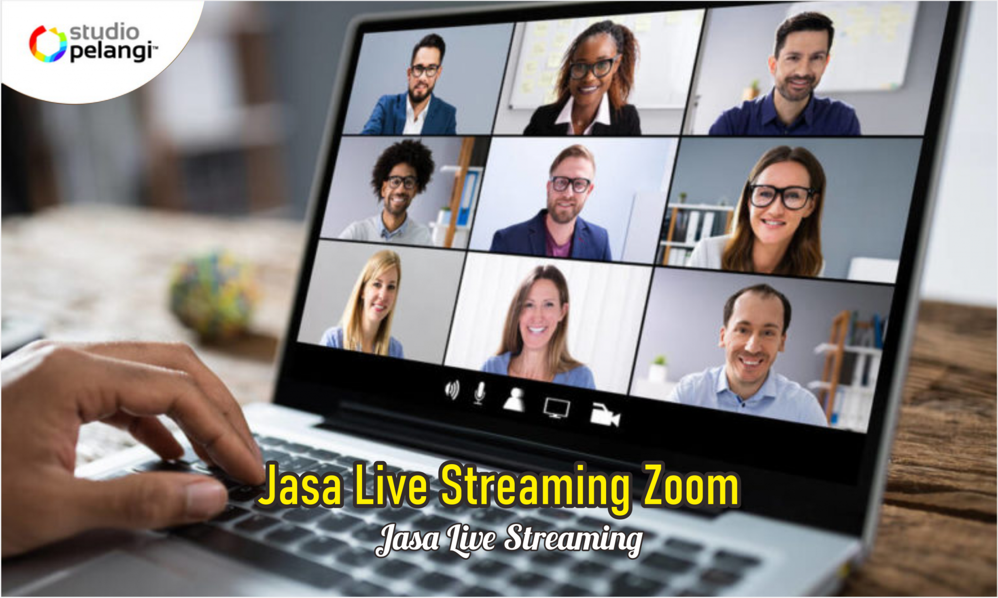 Jasa Live Streaming Zoom - Pelangi Event Production