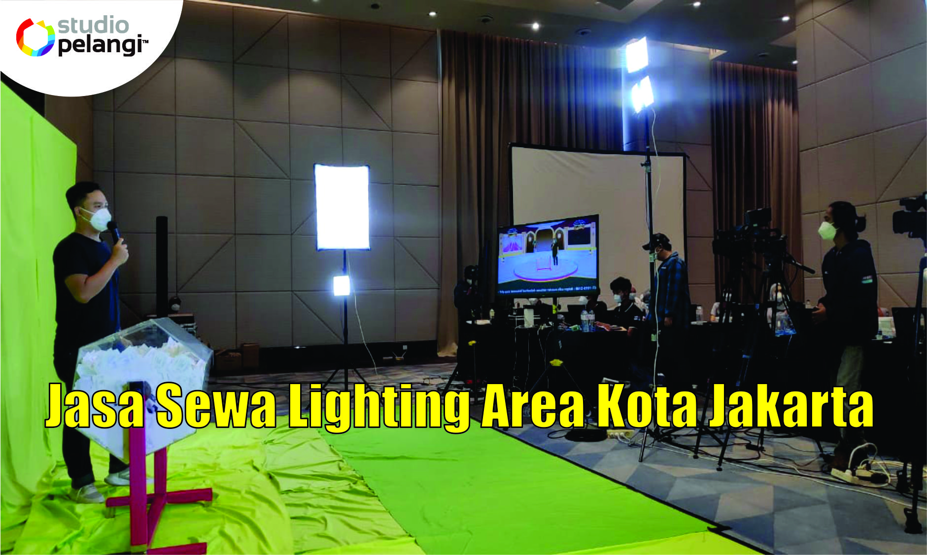 Jasa Sewa Lighting Area Kota Jakarta - Pelangi Event Production
