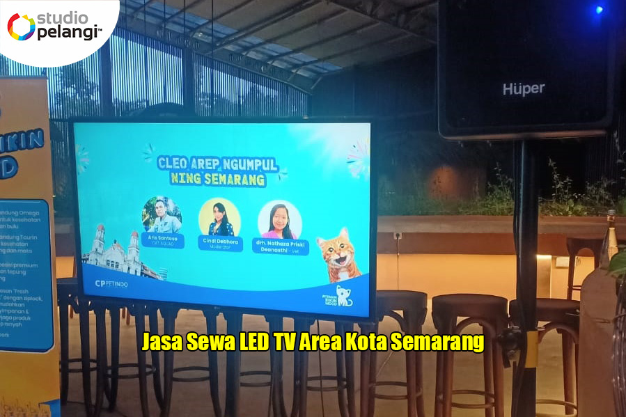Jasa Sewa LED TV Area Kota Semarang - Pelangi Event Production