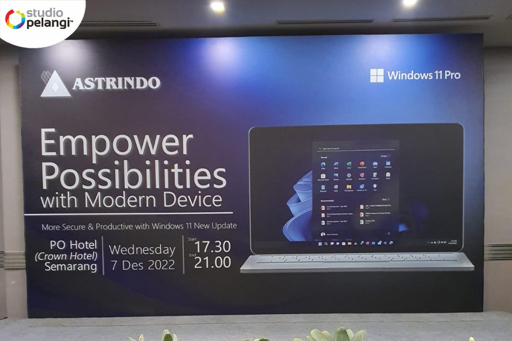 Jasa Pembuatan Backdrop Acara Semarang - Pelangi Event Production