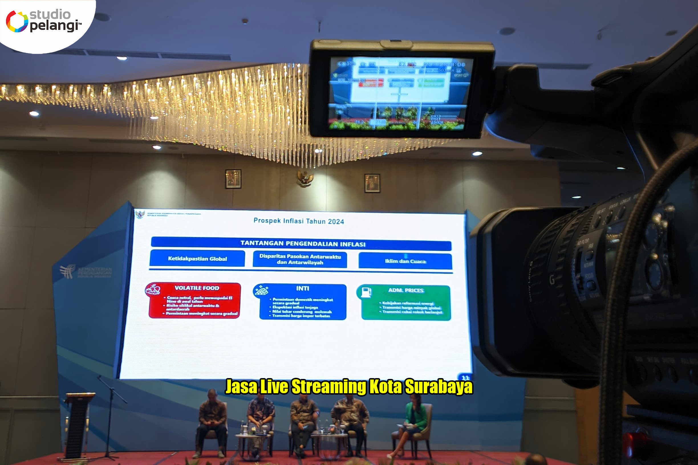 Jasa Live Streaming Area Surabaya - Pelangi Event Production