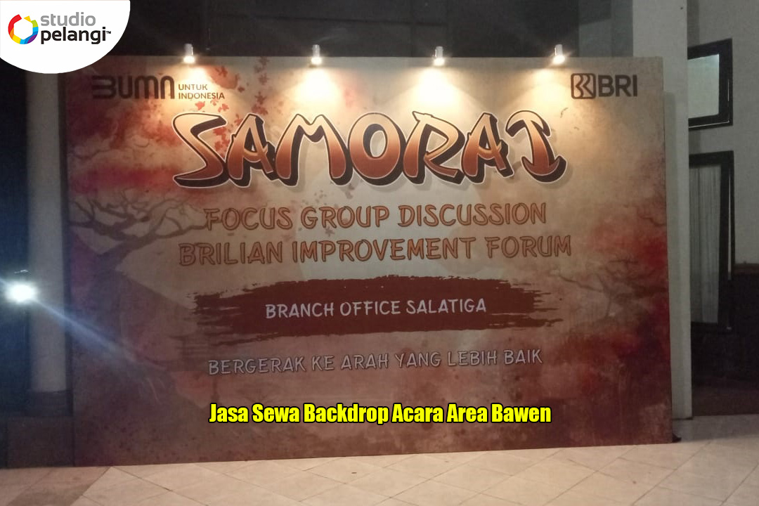 Jasa Sewa Backdrop Acara Area Bawen - Pelangi Event Production