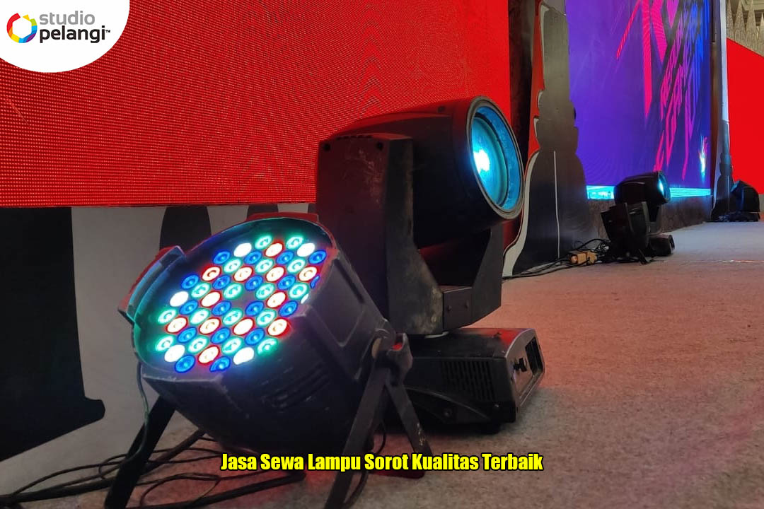 Jasa Sewa Lampu Sorot Kualitas Terbaik - Pelangi Event Production