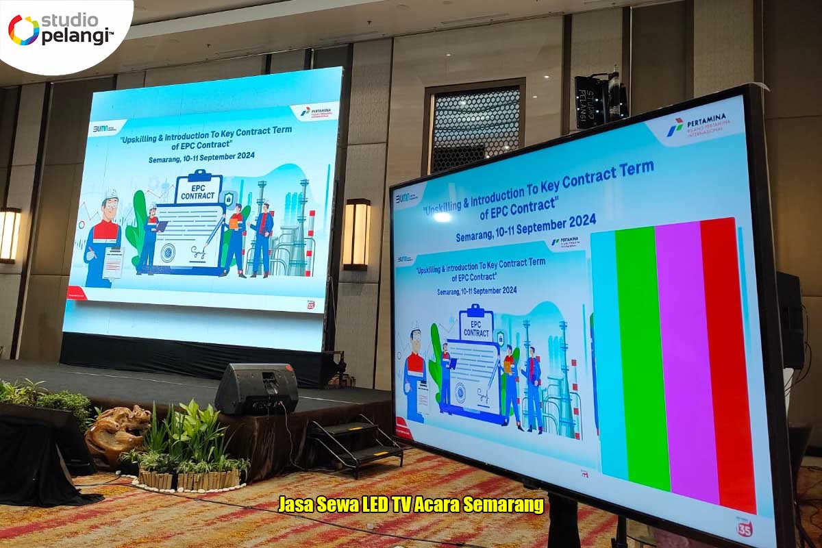 Jasa Sewa LED TV Acara Semarang - Pelangi Event Production