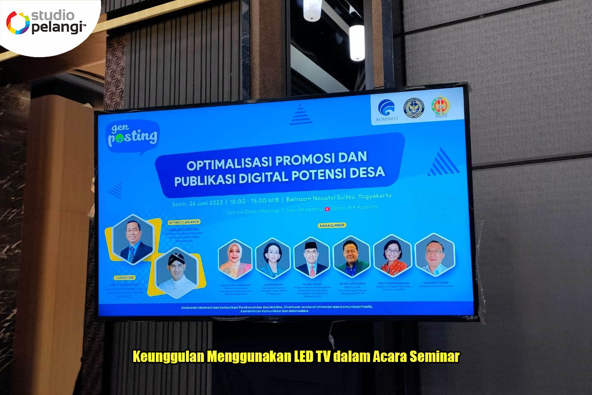 Keunggulan Menggunakan LED TV dalam Acara Seminar - Pelangi Event ...