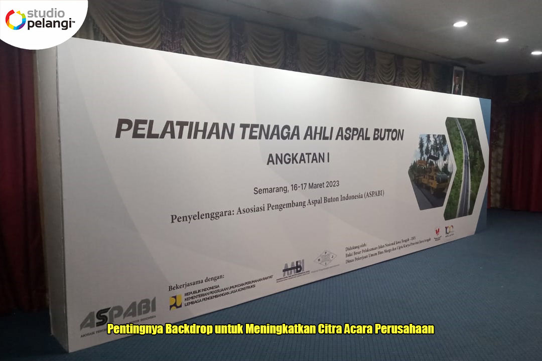 Pentingnya Backdrop untuk Meningkatkan Citra Perusahaan - Pelangi Event ...