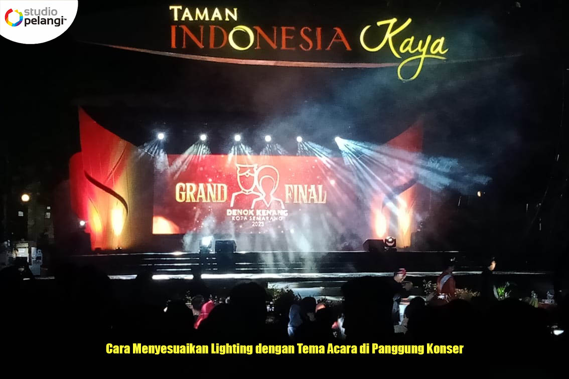 Cara Menyesuaikan Lighting dengan Acara di Panggung Konser - Pelangi ...