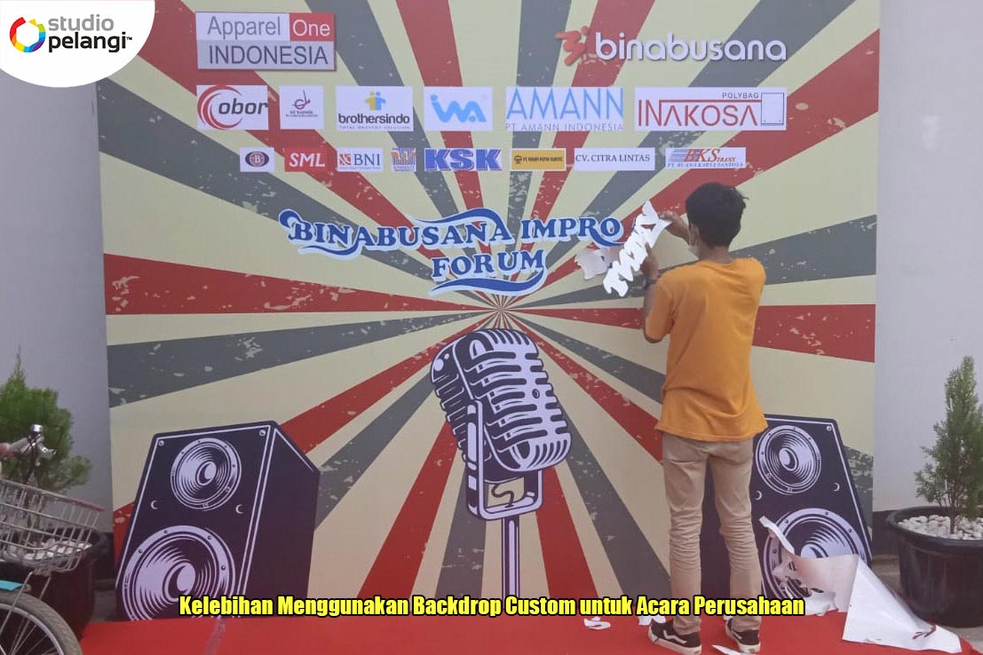Kelebihan Menggunakan Backdrop Custom untuk Acara Perusahaan - Pelangi ...