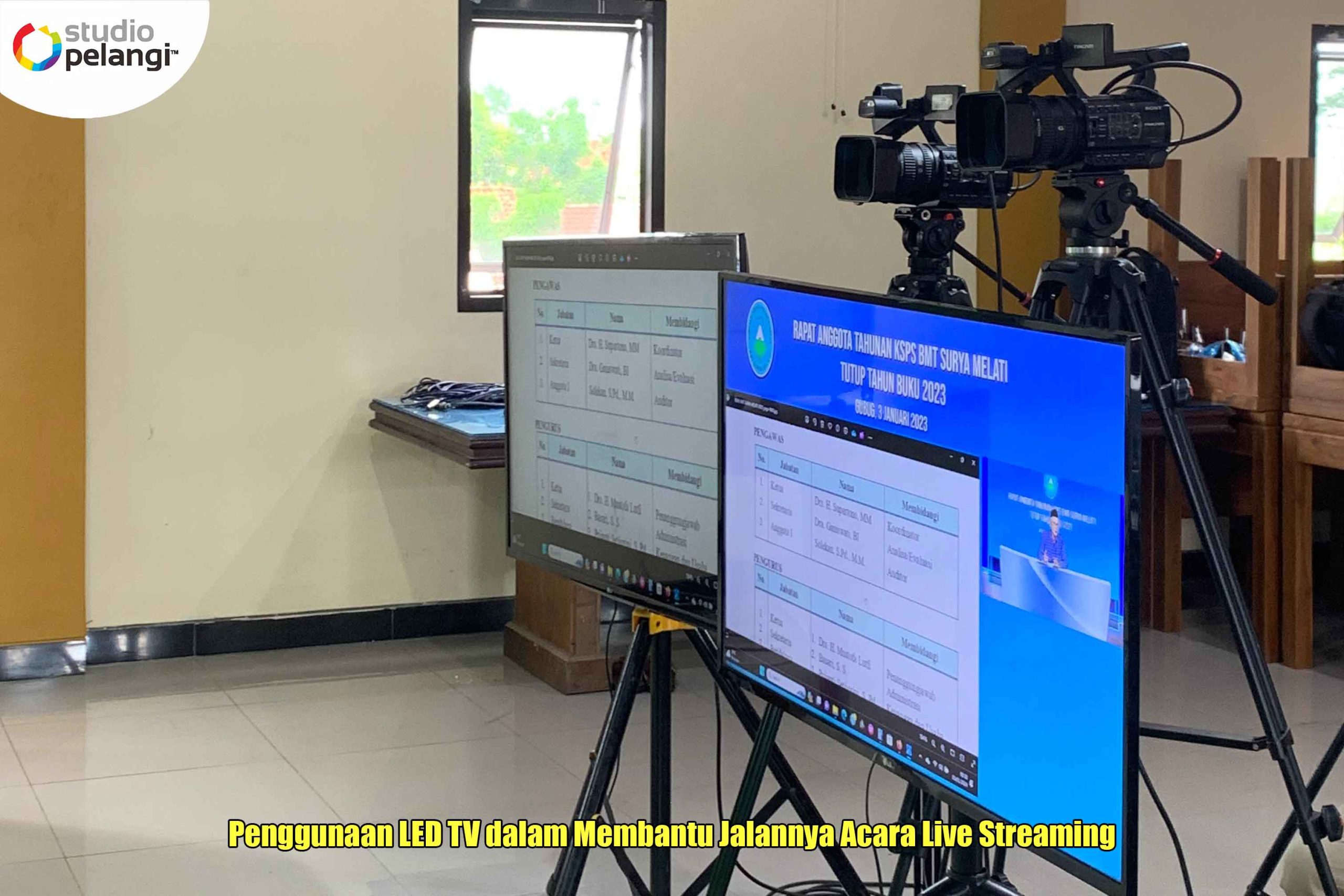 Penggunaan LED TV Membantu Jalannya Acara Live Streaming - Pelangi ...
